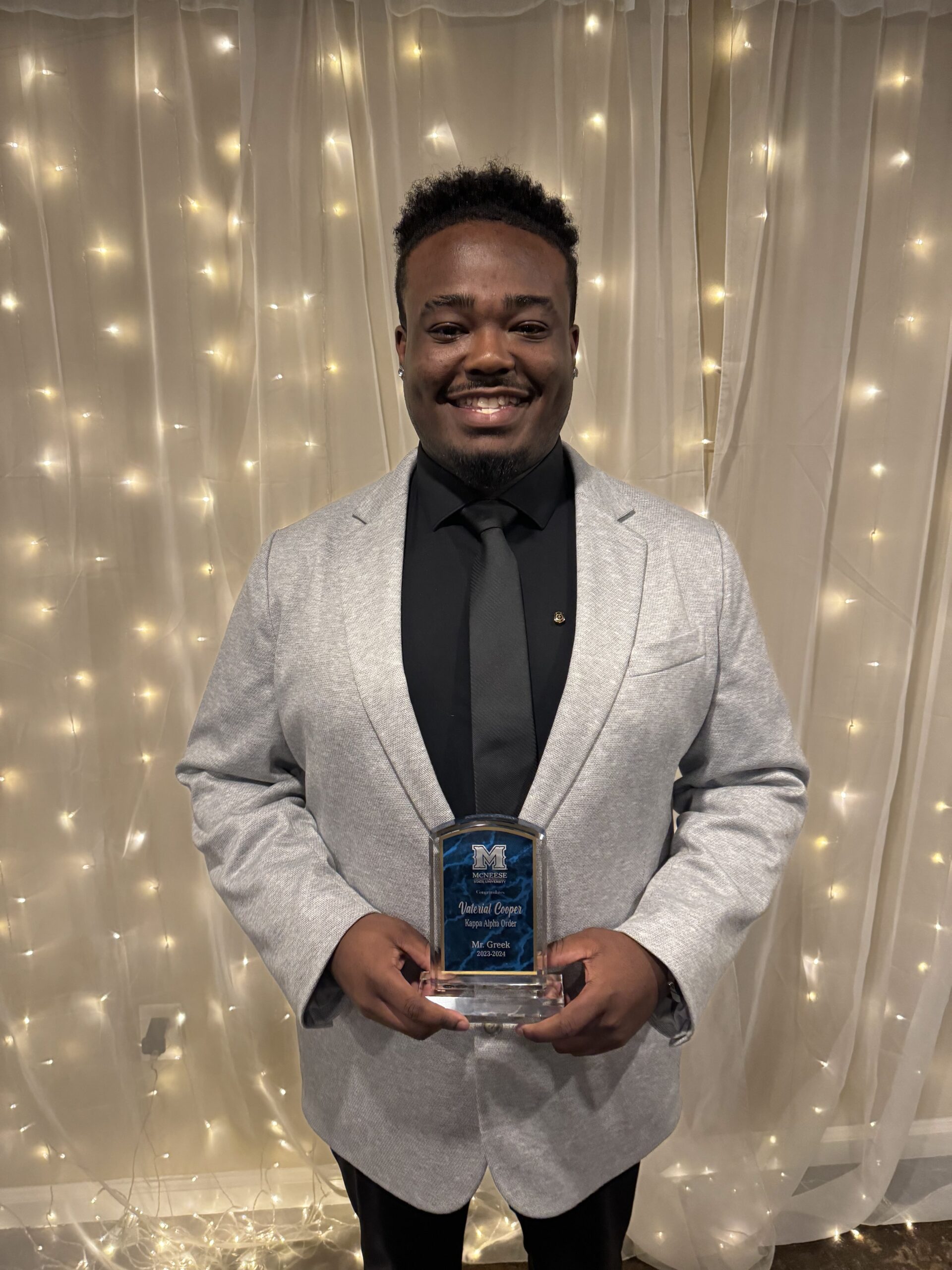 McNeese State Senior Wins Mr. Greek Award - Kappa Alpha Order McNeese State Senior Wins Mr. Greek Award - Kappa Alpha Order